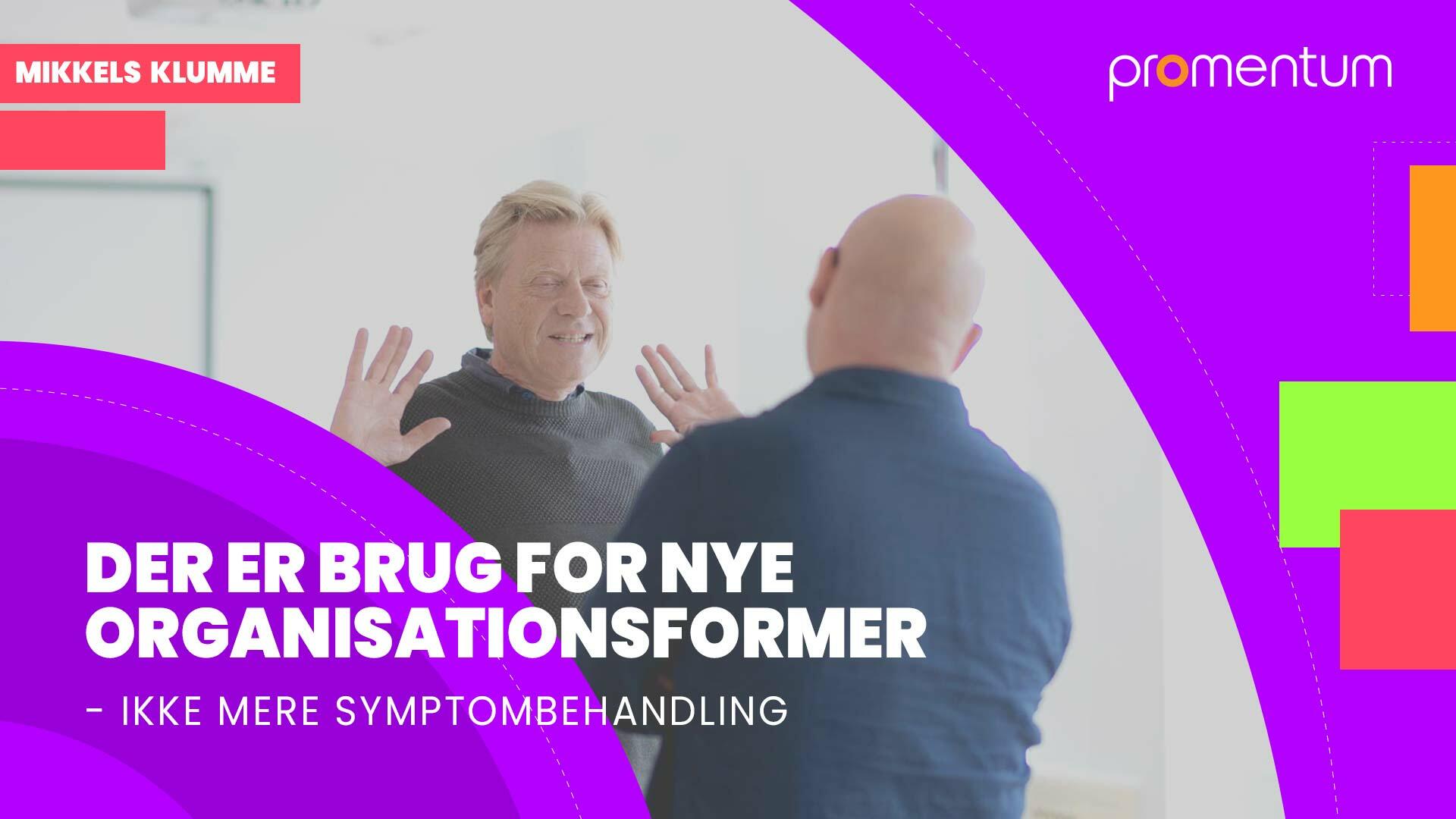 There is a need for new organisational models, not just symptom ...